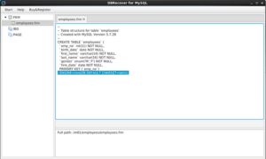 DBRECOVER for MySQL: RECOVER CASE : FRM CORRUPTED OR LOST CREATE TABLE SQL - DBRECOVER - Expert ...